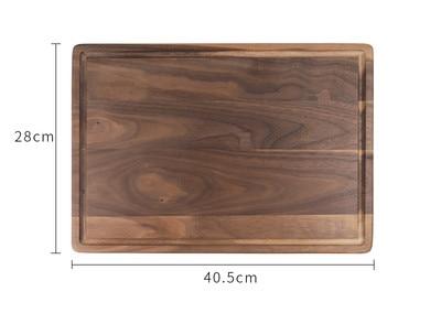 Black Walnut Wood Cutting Board Creative Whole Tray Fruit Chopping Cut ...